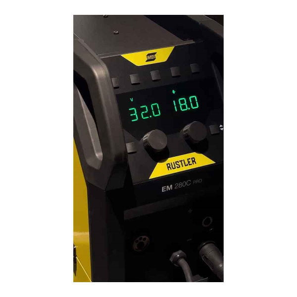 ESAB RUSTLER EM 350C PRO SYNERGIC - Allister Moore Welding